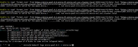 User Specific Ssl In Minio Tenant Error · Issue 13667 · Miniominio