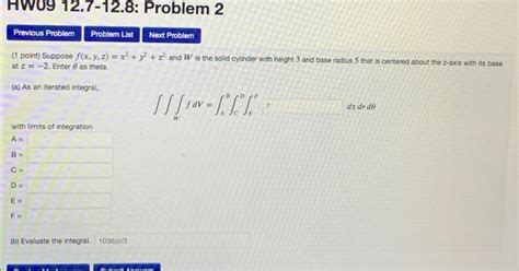 solved hw09 12 7 12 8 problem 2 previous problem probler
