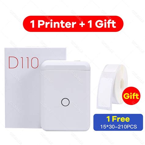 Niimbot D110 Label Printer Mini Sticker Papierrol Grandado