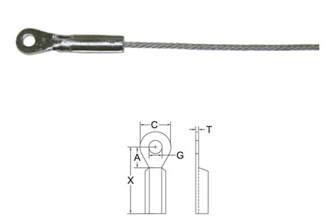 Wire Rope Eyelet Crimp At Colleen Archibald Blog