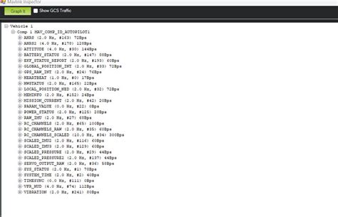 Wheel Distance Mavlink Message Is Not Displaying On Mavlink Inspector