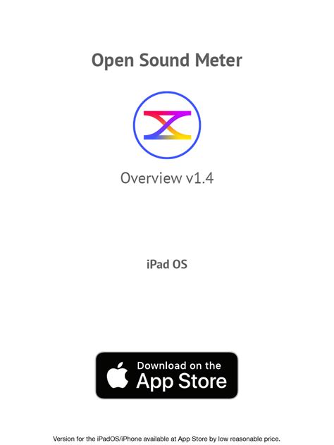 Open Sound Meter V14 Guide Pdf Ios Computer Engineering