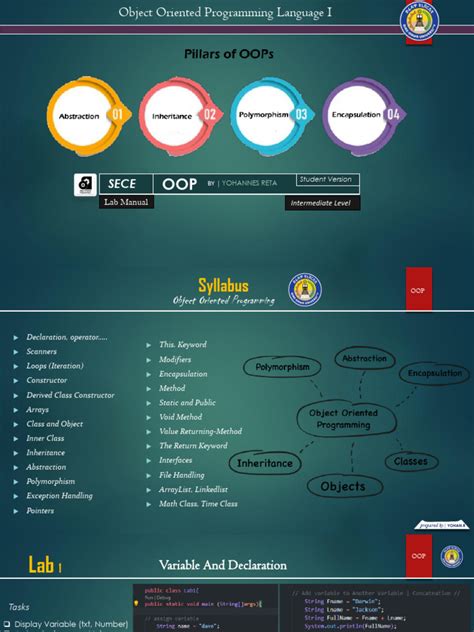 Lab Main 3rd Pdf Inheritance Object Oriented Programming Method Computer Programming