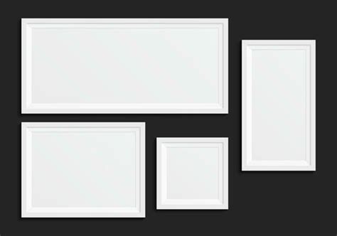 White Frame Mockup Vector Art Icons And Graphics For Free Download