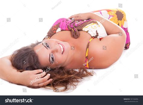 Female Plus Size Model Posing Studio Stock Photo Shutterstock