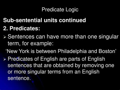 Ppt Predicate Logic And The Language Pl Powerpoint Presentation Free Download Id545074