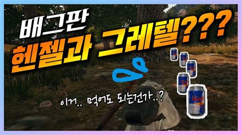 병맛 주의 헨젤과 그레텔 되다 후배 그레텔의 흔적 우리 이제 그만 뛰고 총 쏘자배그 튜브 배그 하이라이트 배린이 배그