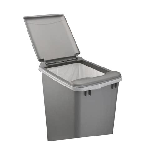 Rev A Shelf Gray Plastic Kitchen Trash Can Lid At Lowes Com