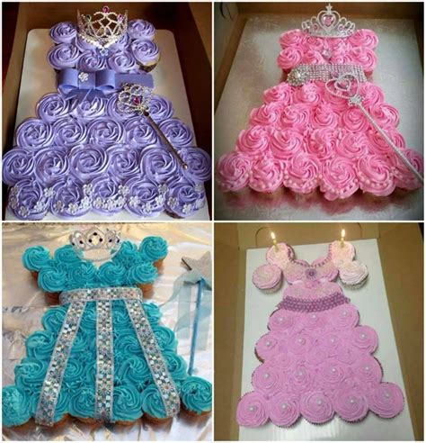 Pull Apart Princess Cupcakes Cakes Princess Dress Cake Princess
