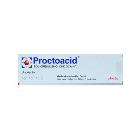 Proctoacid Pomada 50 Gr Farmacia Herrera