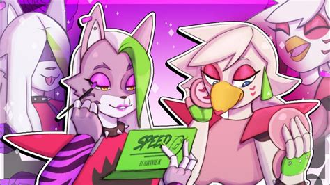 Roxy And Chicas Makeover Fnaf Security Breach Comic By Elixir Vial