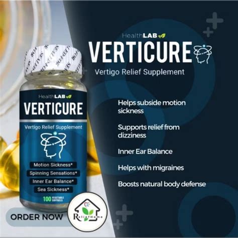 Verticure Vertigo Relief 100 Softgels Shopee Philippines