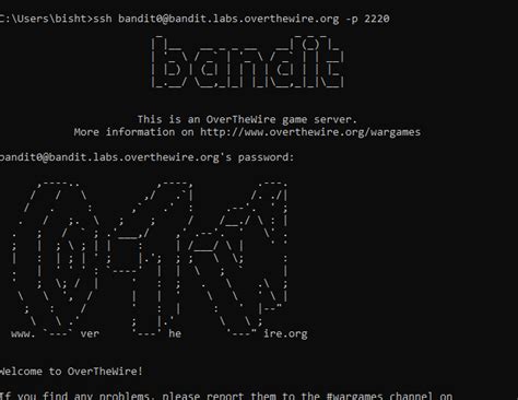Learning Linux Through Bandit Hello Here I Am Learning Linux By By Aayush Bisht Medium