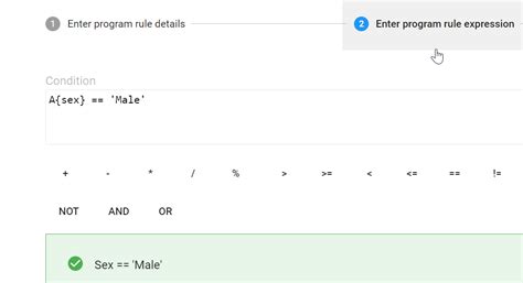 Learners Guide To Program Rules Dhis2 Documentation