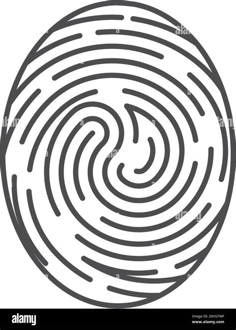 Fingerprint Logo Vector Template Stock Vector Image And Art Alamy