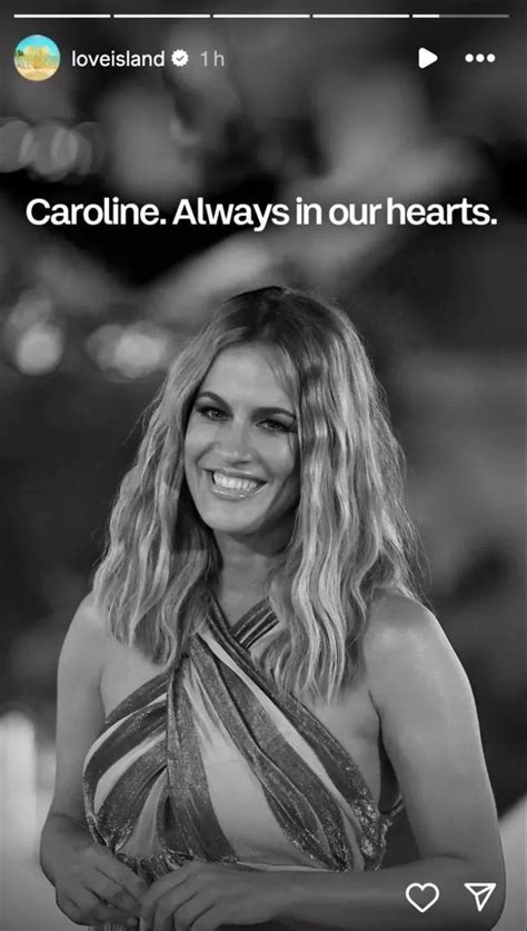 Itv Love Island Shares Emotional Tribute To Caroline Flack Four Years