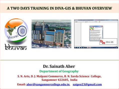 bhuvan and diva gis software training ppt