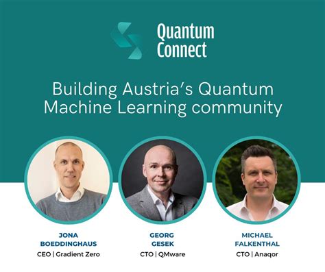 Quantummachinelearning Qml Quantumcomputing Austria Quantum Connect