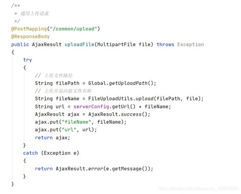 若依框架使用自带的方法进行图片上传 若依自带图片上传 CSDN博客