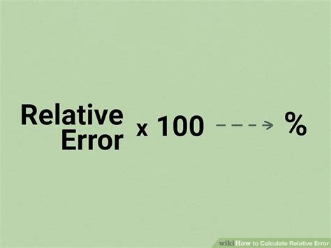 How To Calculate Relative Error 9 Steps With Pictures Wikihow