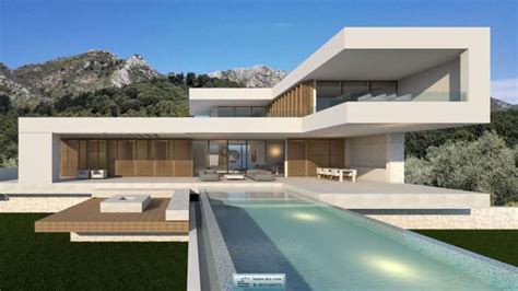 طراحی ویلا مدرن سبک مینیمال با نور طبیعی فراوان