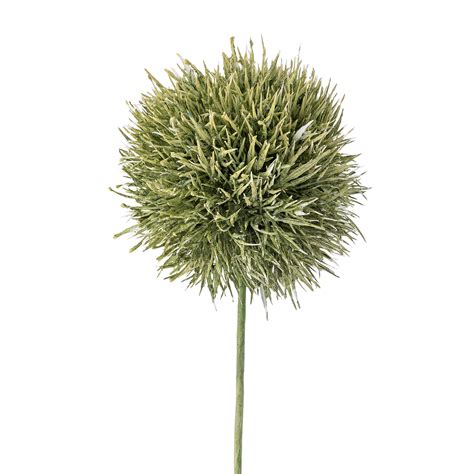 Green Allium Stem Design Vintage Faux Flowers Botanicals