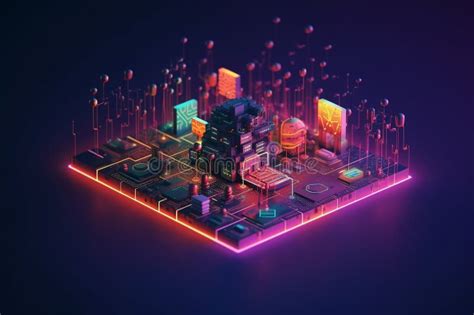 The Power Of Connectivity Concept Of Connectivity Where Diverse Elements Intertwine To Create