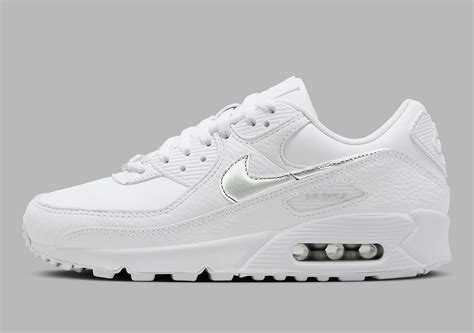 Nike Air Max 90 White Metallic Silver Fv0949 100