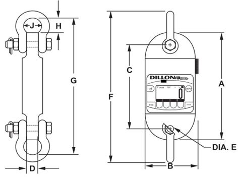 Dillon Edxtreme Dynamometer Load Cell Precision Measurement