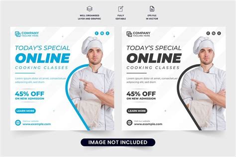 Cooking Class Advertisement Template Advertisement Template Social Media Advertising Design