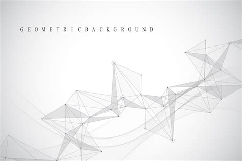 Premium Vector Big Data Visualization Graphic Abstract Background Communication Perspective