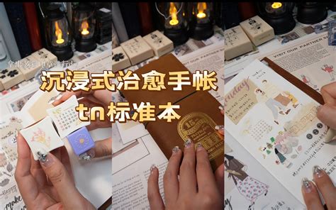 沉浸式小清新手帐高细多彩印章tn标准本剪辑节奏比较快 王元乐玩乐 王元乐玩乐 哔哩哔哩视频