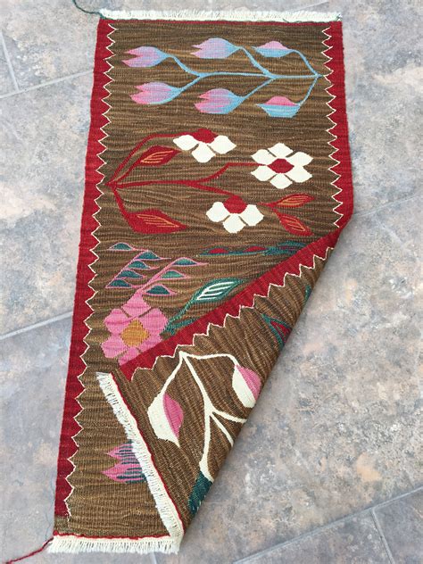 Overdyed Vintage Rug Handmade Area Rug Turkish Ethnic Wool Etsy