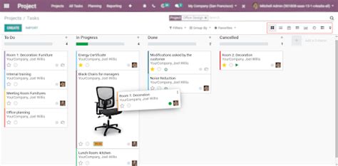 Get Started With Tasks — Documentation Odoo 130