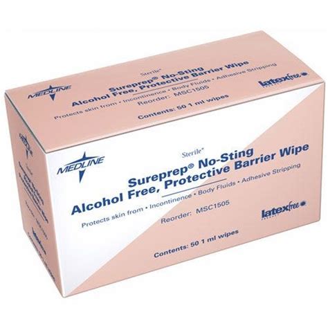 Sureprep No Sting Skin Protective Wipe Box Of 50 Expressmed