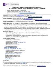 ECE9383 Syllabus Spr21 1 Pdf Department Of Electrical Computer Engineering ECE GY 9383