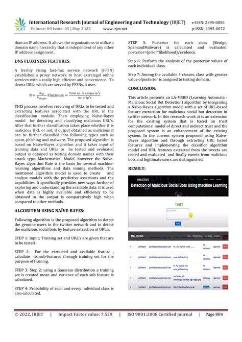 Detection Of Malicious Social Bots Using Ml Technique In Twitter Network Pdf