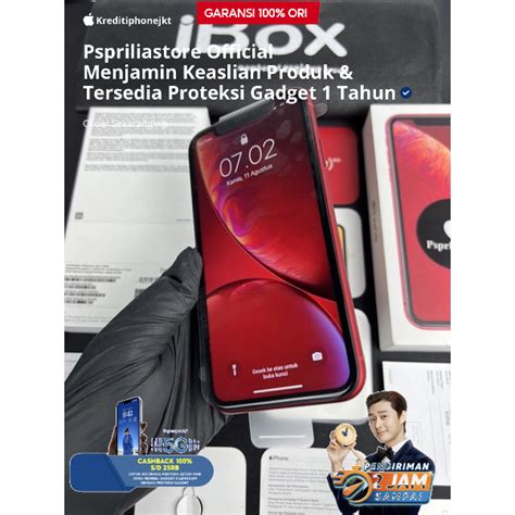Jual IP XR 64 GB 128 GB RED Garansi Resmi IBox Shopee Indonesia