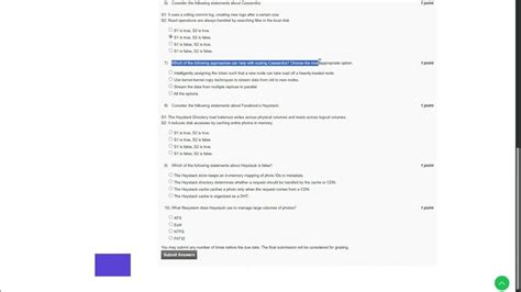 Nptel Advanced Distributed Systems Week 10 Assignment Solution August