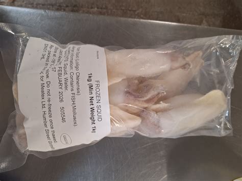 Frozen Squid From Meatex