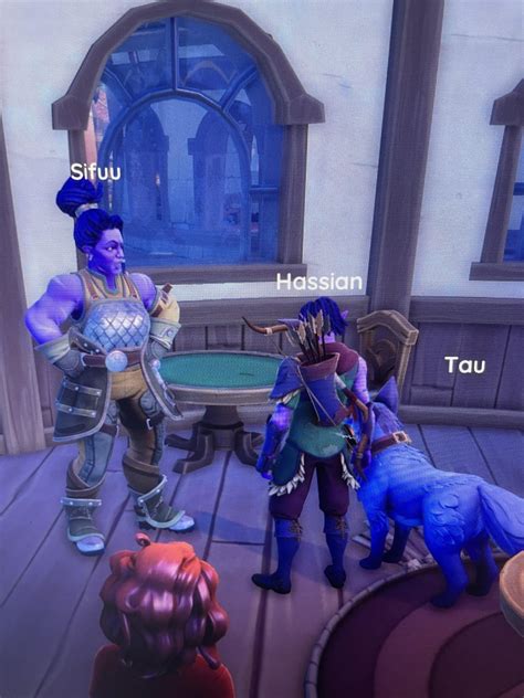 I Love How Hassian Is Just Standing So Awkwardly In Front Of His Mother