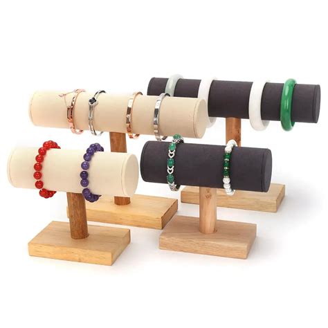 Solid Wood Display Rack Portrait Necklace Rack Ring Pendant Display