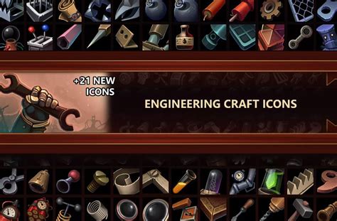 Unity 工艺图标 Engineering Craft Icons Cgalpha