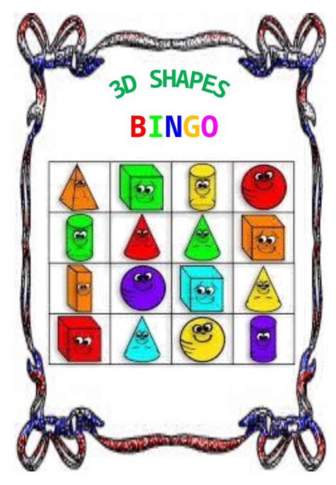 Pptx 3d Shape Bingo Dokumentips
