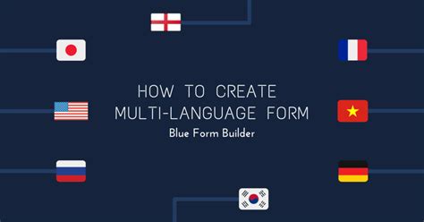 How To Create Multi Language Forms With Blue Form Builder Magezon