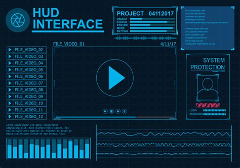 Hud Interface Vector At Vectorified Collection Of Hud Interface Vector Free For Personal Use