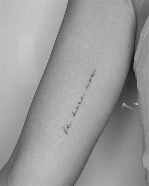 20 Beautiful Cursive Quote Tattoos With Meaning Artofit
