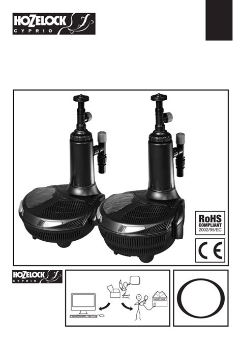 Hozelock Easyclear 6000 Handleiding 72 Paginas