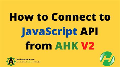 🤯📈 boost your automation game with javascript in autohotkey v2 💪 youtube