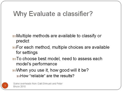 Big Data Analytics Evaluating Classification Performance April 2016
